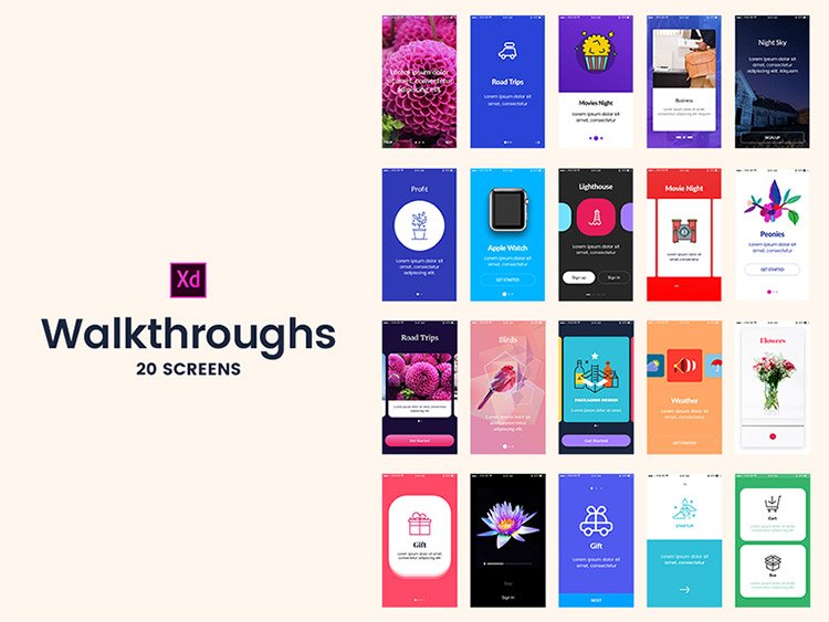 Adobe Xd App Templates Affiliatesdop