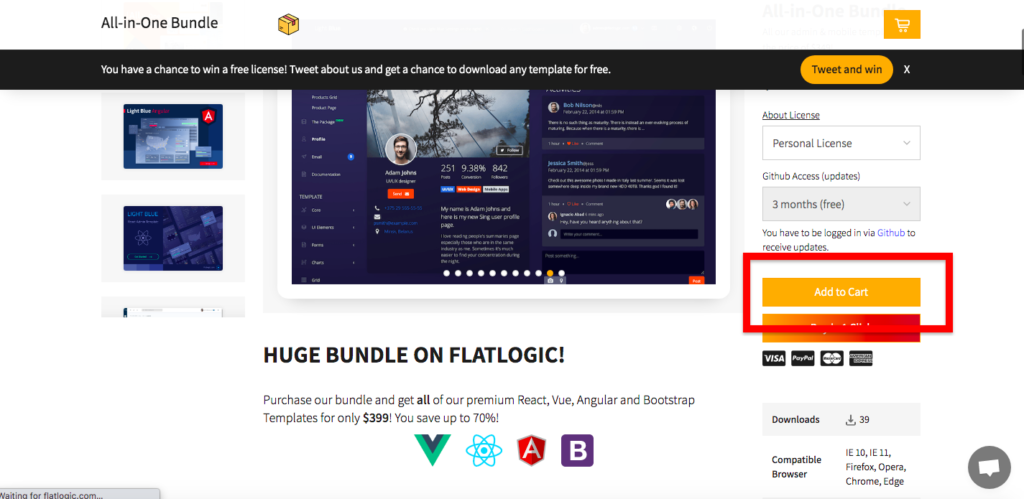 Flatlogic Coupon - 20% of All Templates & Bundles (2021)