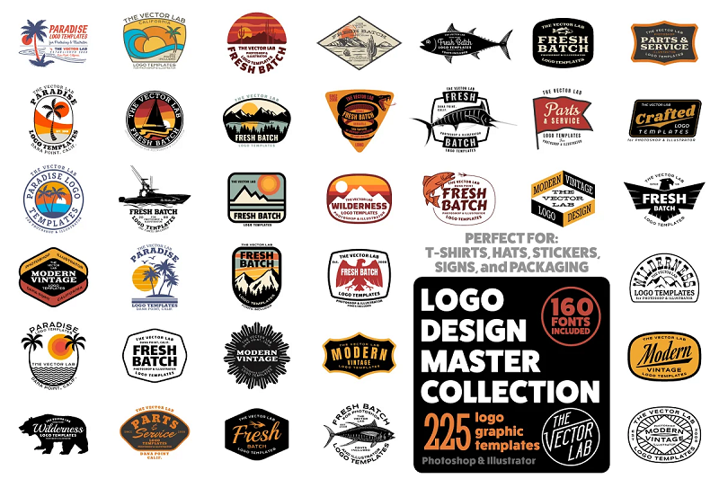 62 Best Photoshop Logo Templates (Free & Premium)