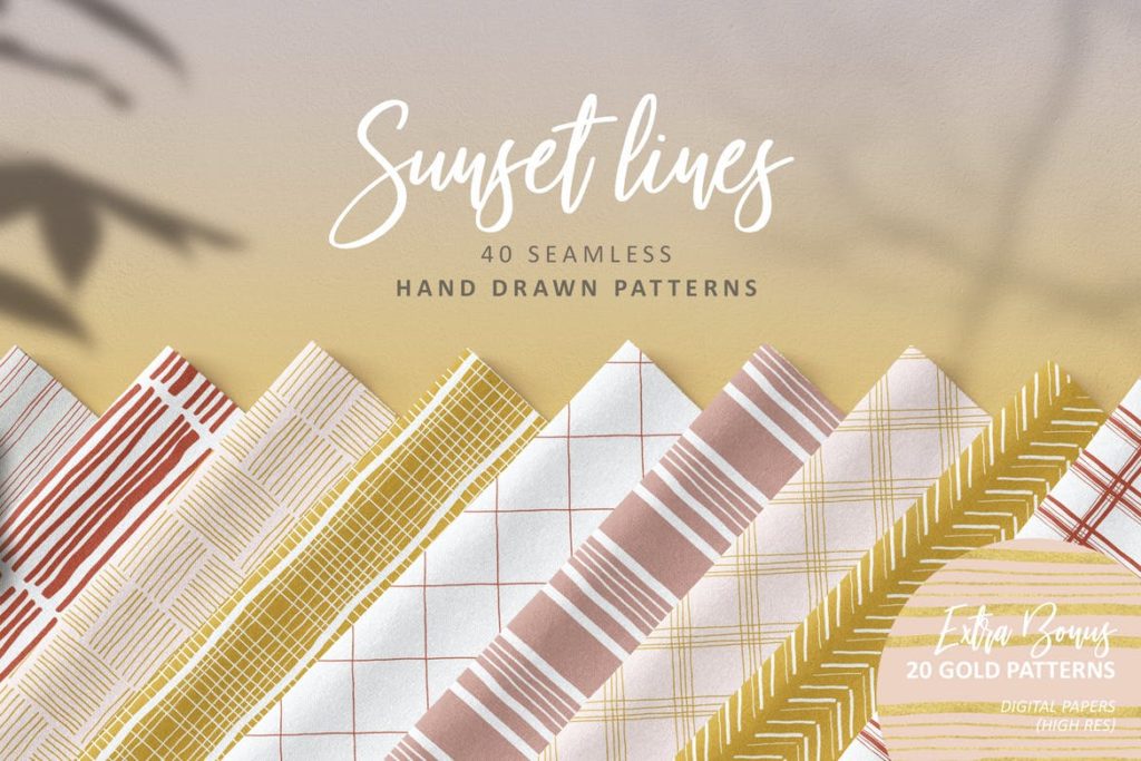 35+ Best Line Patterns and Textures for Web & Graphic Design (2023 ...