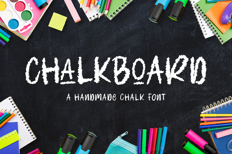 30 Best Chalkboard Fonts (Free & Premium - 2025)