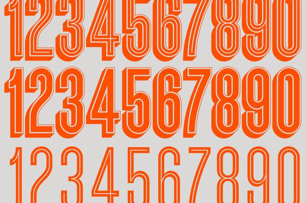 40+ Best Number Fonts for Logos, Tattoos, Infographics, & More (2025)