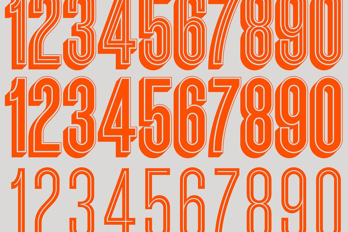 40+ Best Number Fonts for Logos, Tattoos, Infographics, & More (2025)