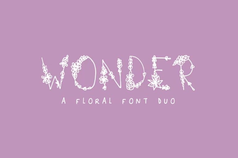 29 Best Floral Fonts for Botanical Inspired Designs (2025)