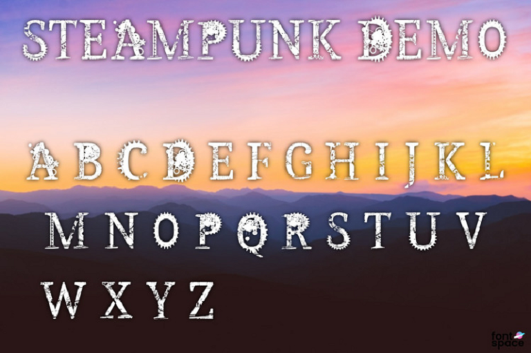 27 Best Steampunk Fonts For Retrofuturistic Designs (2024)