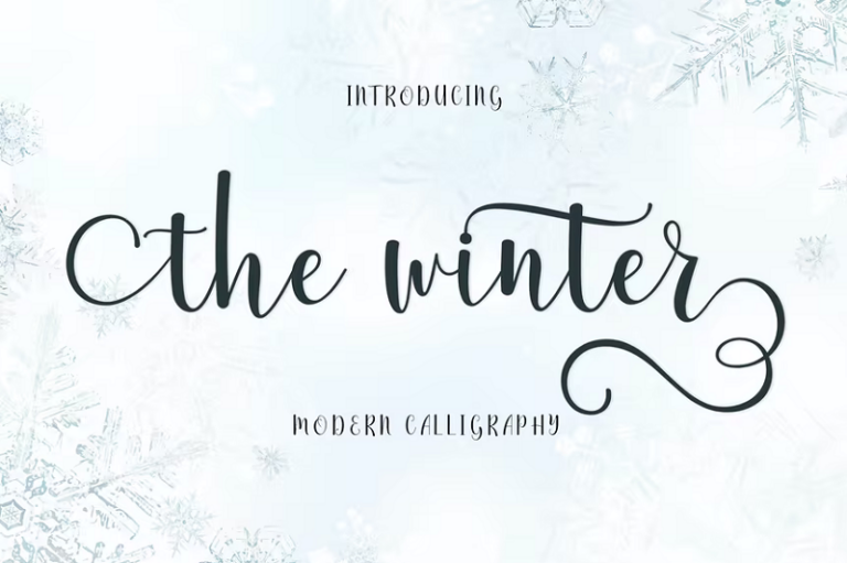 29 Best Winter Fonts for Ice-Cold Designs (2025)