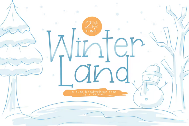 29 Best Winter Fonts for Ice-Cold Designs (2025)
