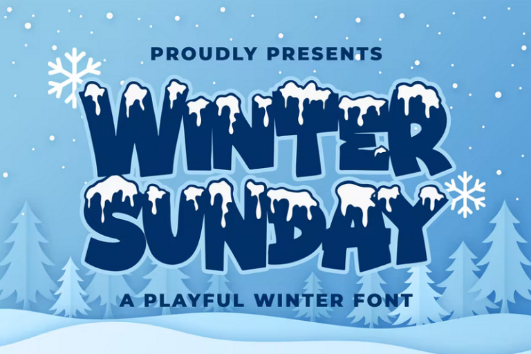 29 Best Winter Fonts for Ice-Cold Designs (2025)