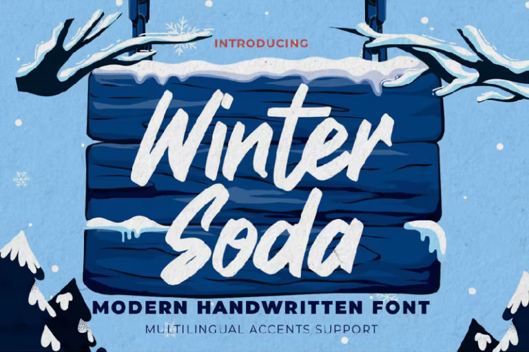 29 Best Winter Fonts for Ice-Cold Designs (2025)