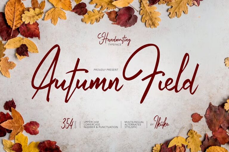 26 Best Autumn Fonts for Fall-themed Designs for 2025