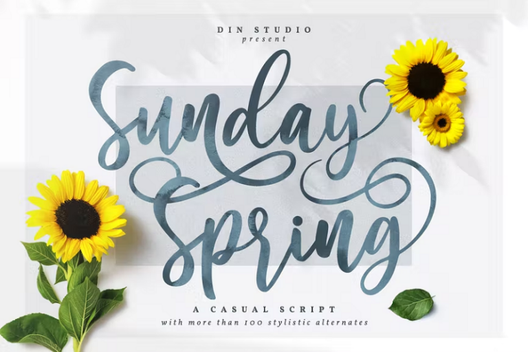 26 Best Spring Fonts for Designers (Free & Premium) - 2025