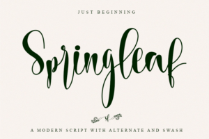 26 Best Spring Fonts for Designers (Free & Premium) - 2025