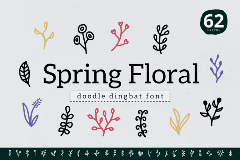 26 Best Spring Fonts for Designers (Free & Premium) - 2025